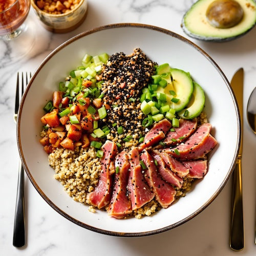Quinoa Poke Bowl Recipe – Green Olive Company